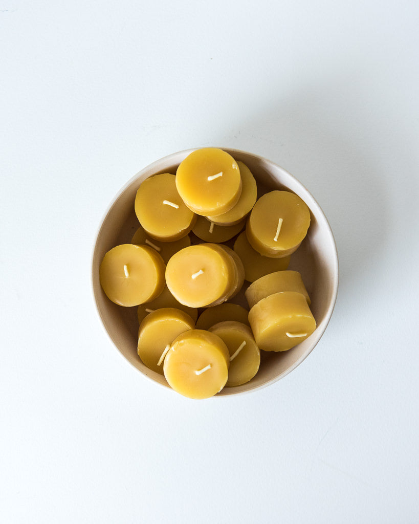 Bee Glo Beeswax Candles - Tealights - Sustain