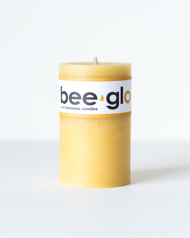Bee Glo Beeswax Candles - Pillar - Sustain
